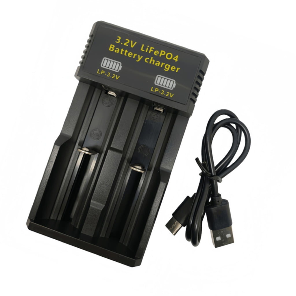 CIYISON Plastic USB to 3.2V LiFePO4 Battery Charging Box 16340 10440 ...