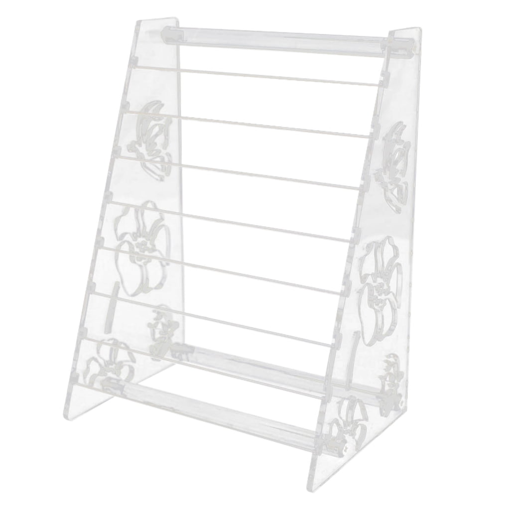 CIYISON Portable Acrylic Bead Display Stand Clear Jewelry Organizers ...