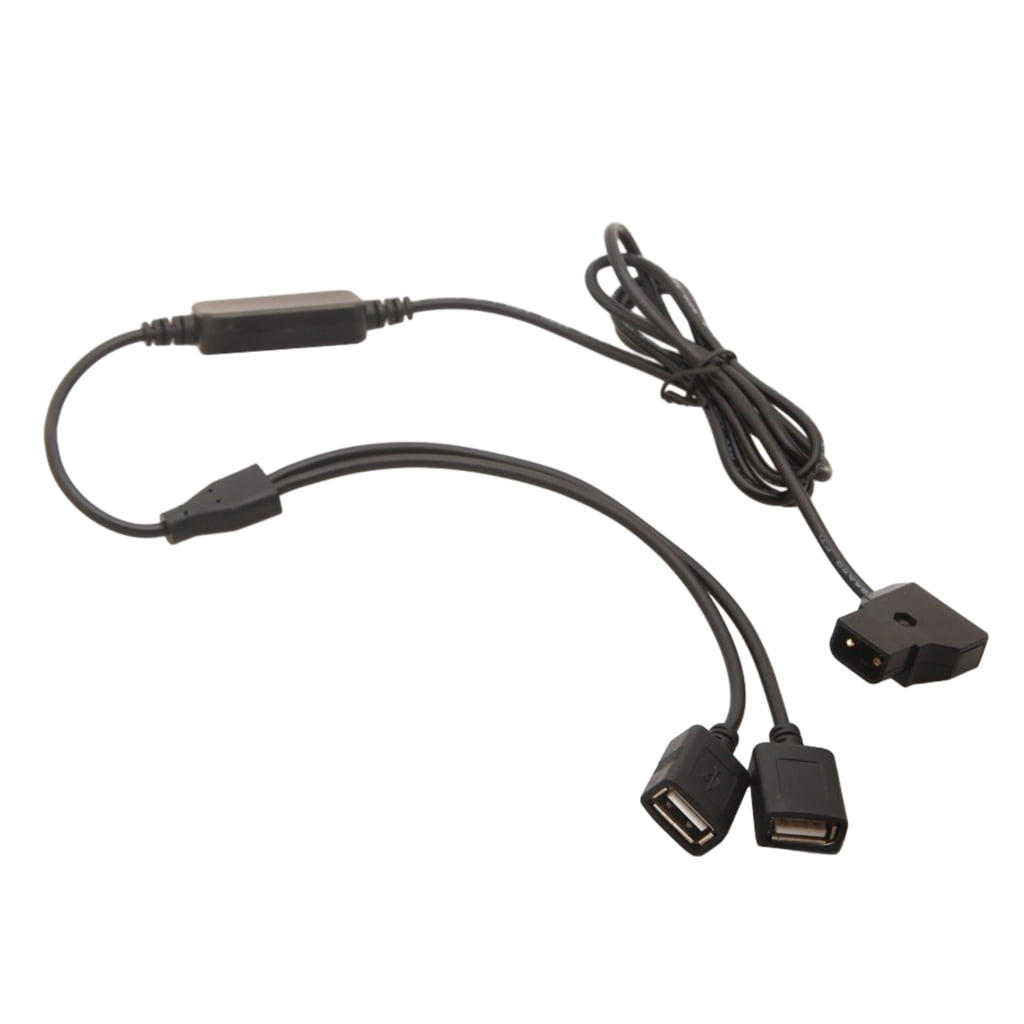 CIYISON Portable D-Tap to Double USB Port Connection Cable Support High ...