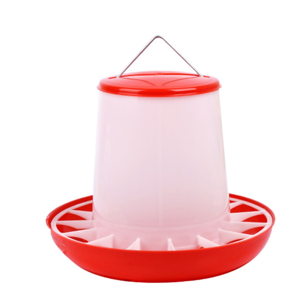 CIYISON Poultry Feeder Chicken Food Feeder Water Containers for Outdoor ...