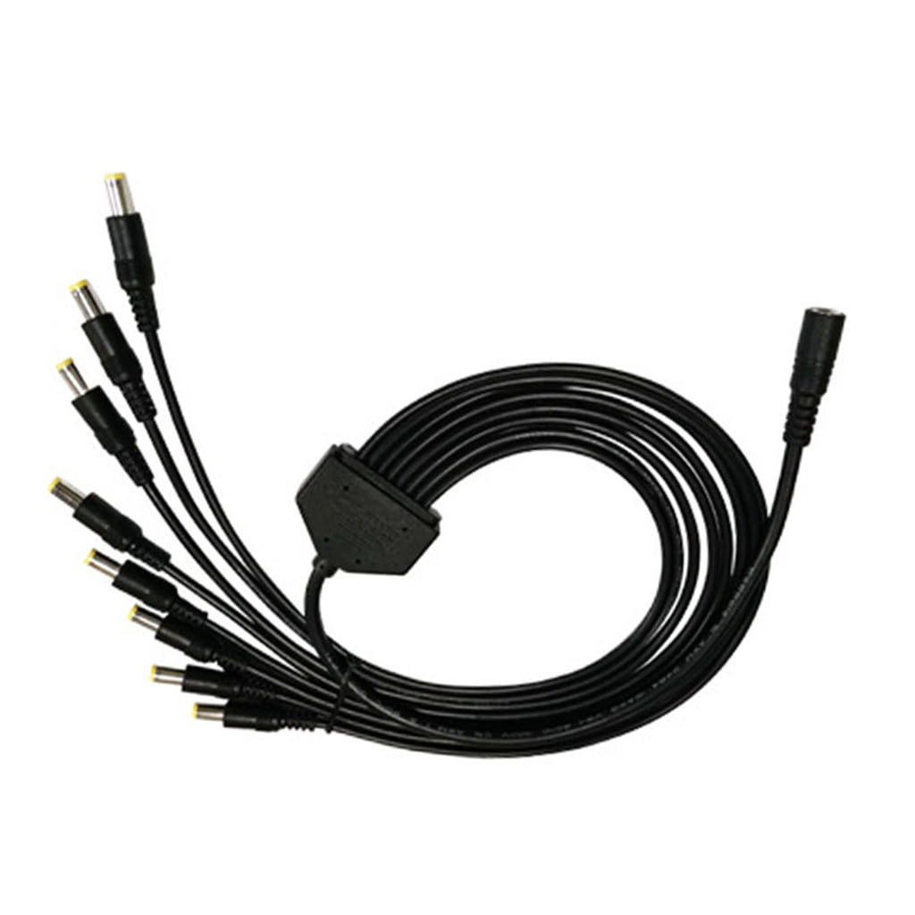 CIYISON Power Splitter Cable 1 Female to 2/3/4/5/8/10 Male DC5.5mm x 2 ...