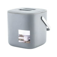 BLUE GINKGO Plastic Kitchen Compost Bin | Countertop Food Waste ...