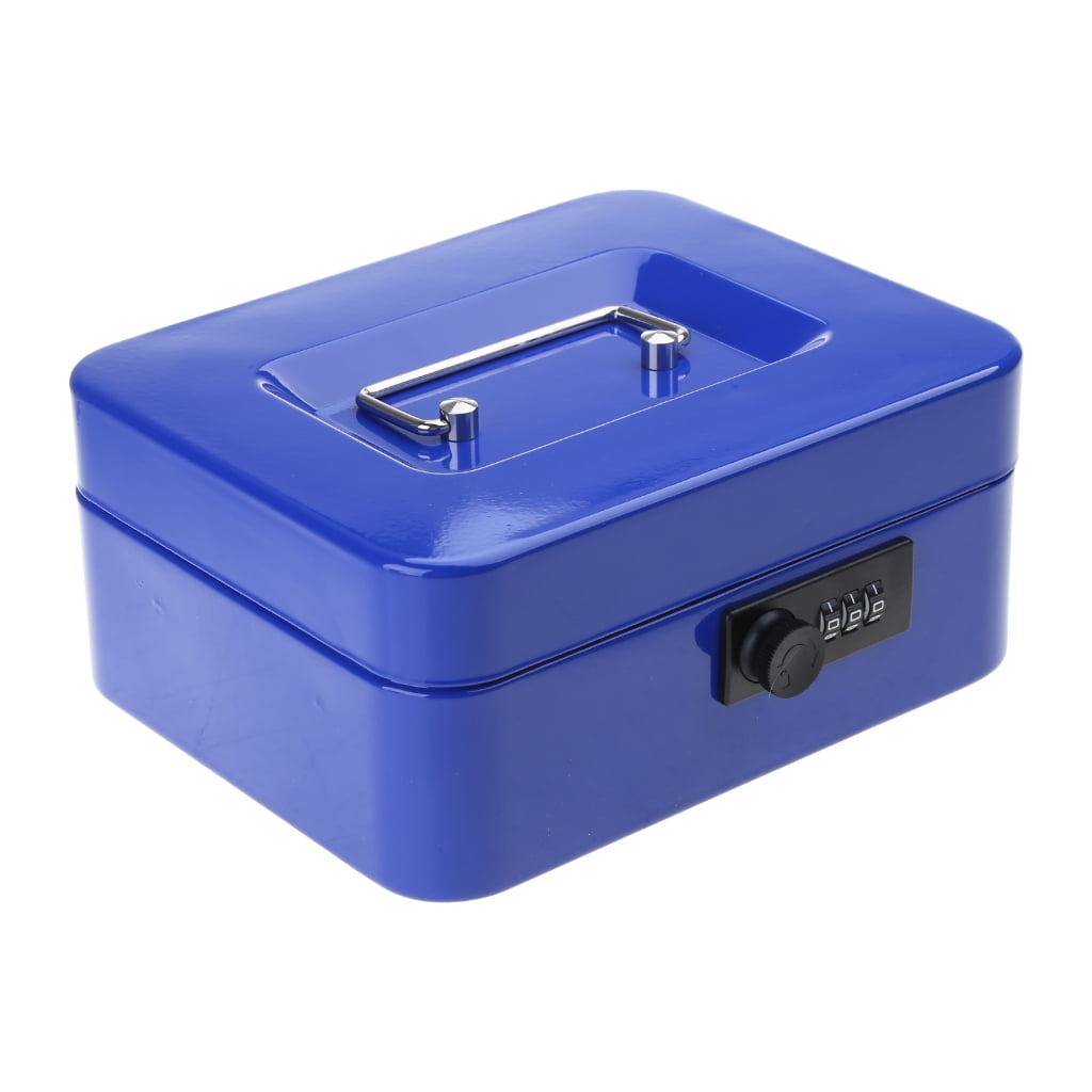 CIYISON Practical Mini Petty Cash Money Box Stainless Steel Security ...