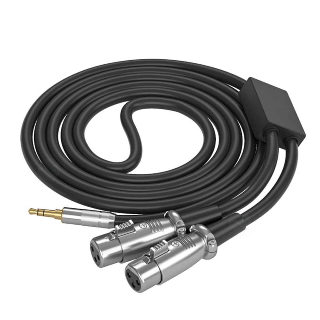 CIYISON Professional 3.5mm to Double 3Pin Aux Cable Microphones Cord ...
