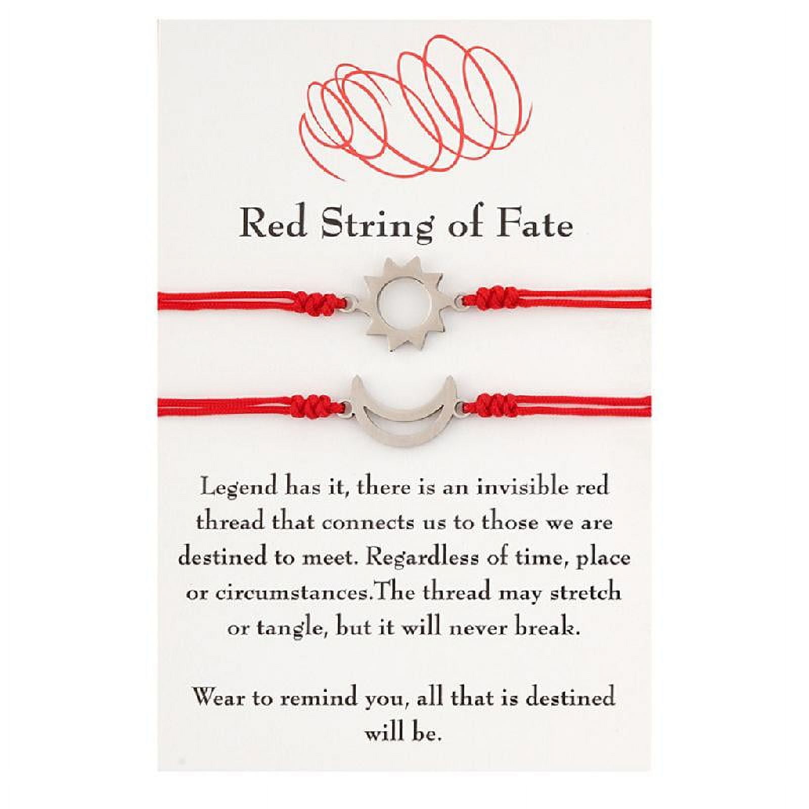 CIYISON Red String of Fate Couples Bracelets for Boyfriend and ...