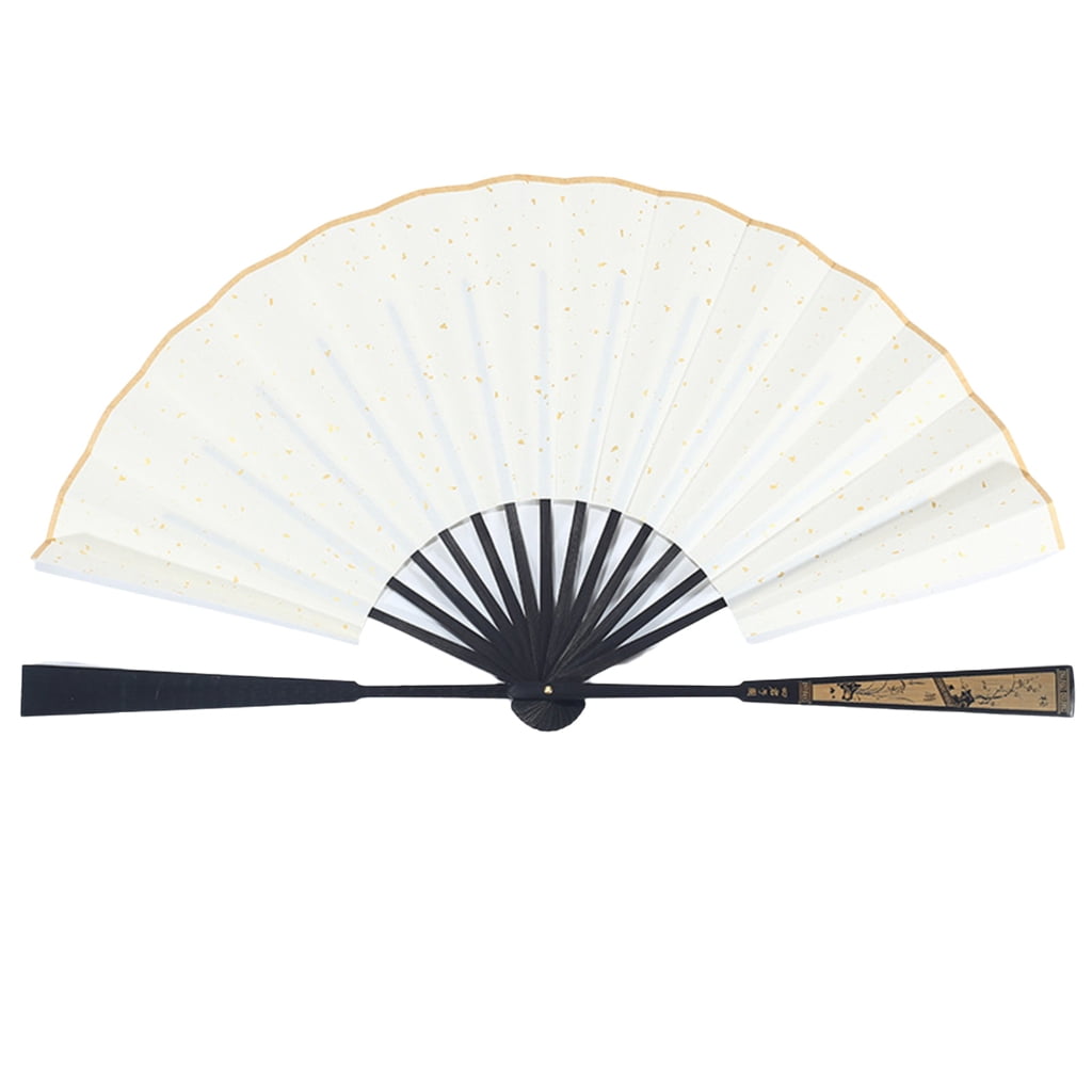 CIYISON Rice Paper Folding Fan Blank Fan Paper Hand Fan Wedding Fan ...