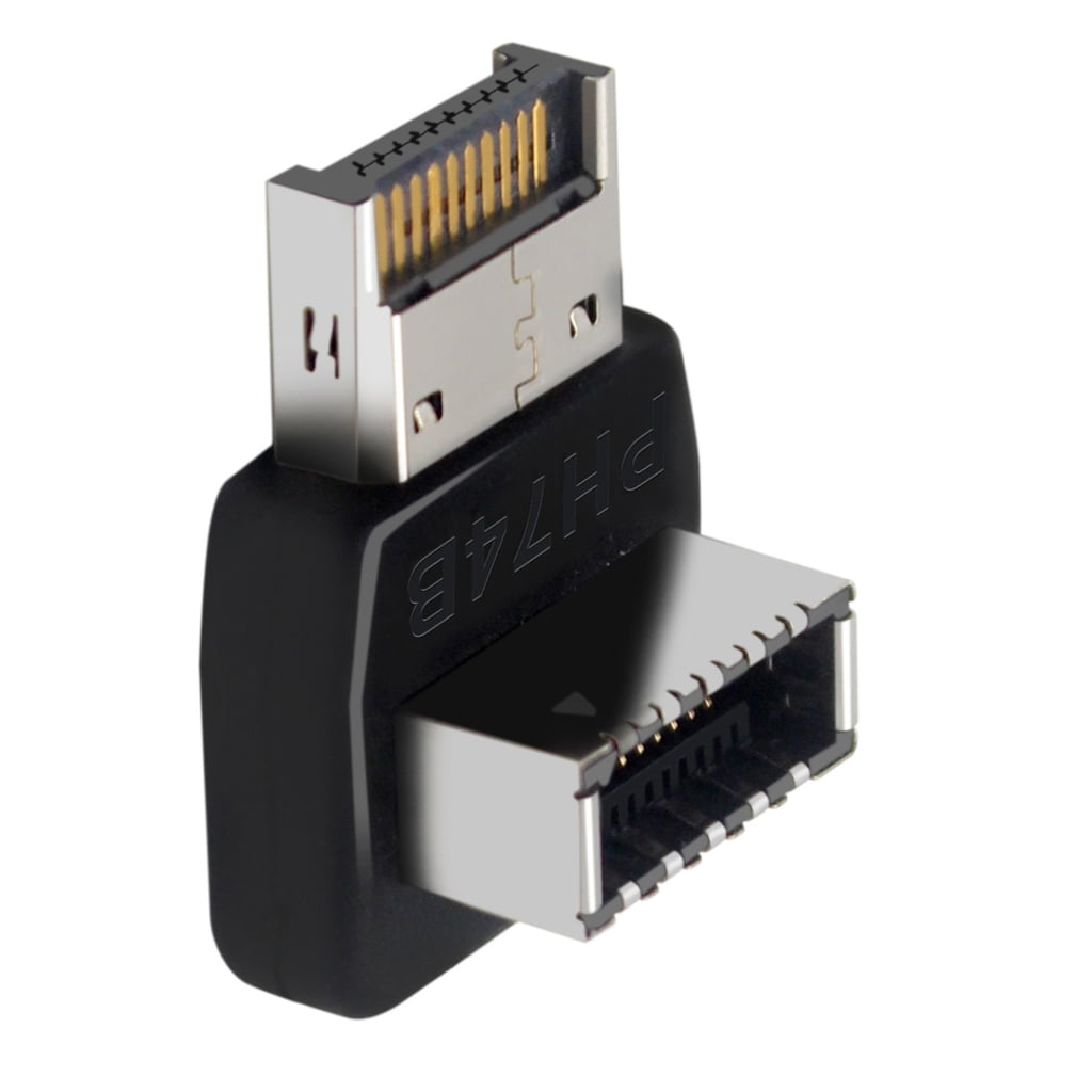 CIYISON Right Angle USB Type E Adapter USB3.1 Type E Header Converters ...