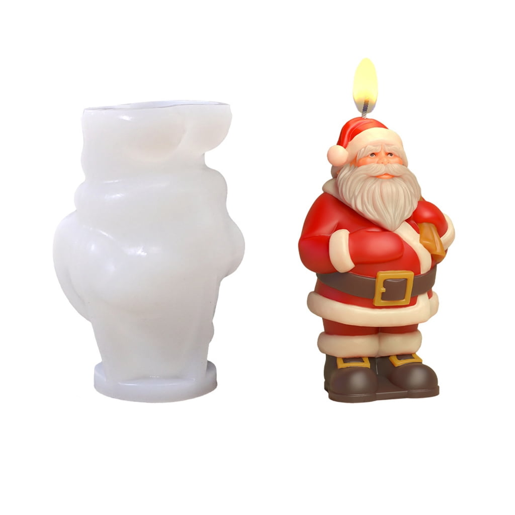 CIYISON Santa Claus Silicone Mould Plasters Molds Casting Molds ...