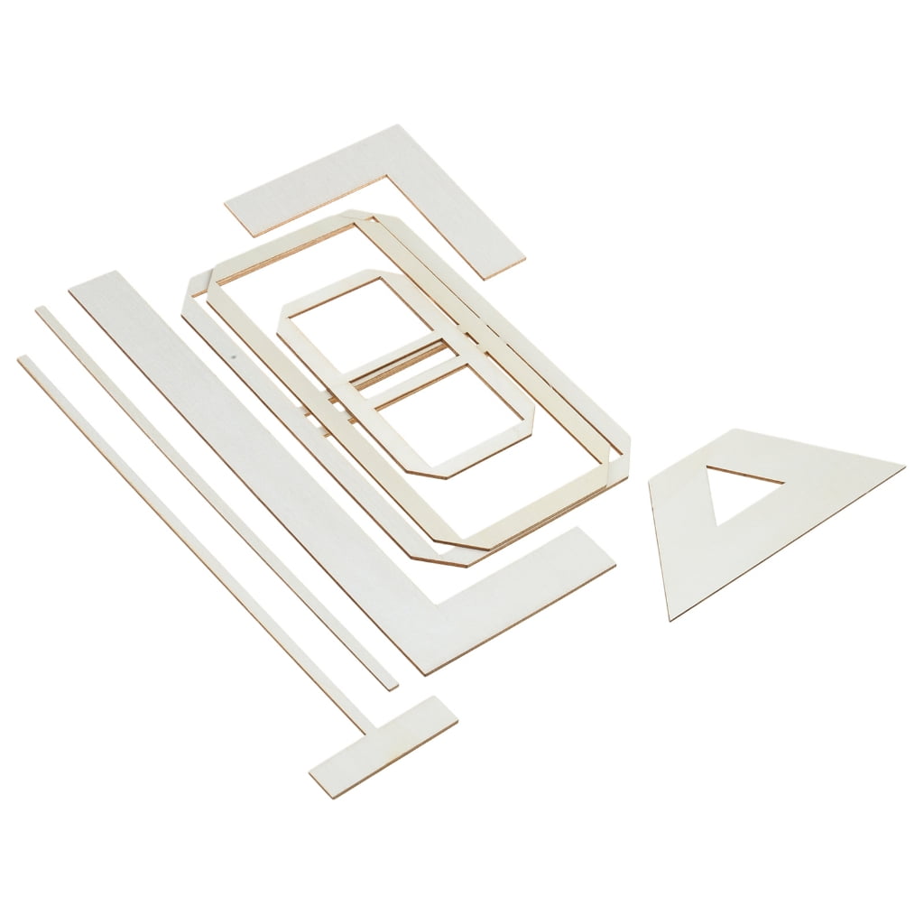 CIYISON Scrapbooking Tool L-Shaped Ruler T-Shaped Ruler Spacing Guide ...