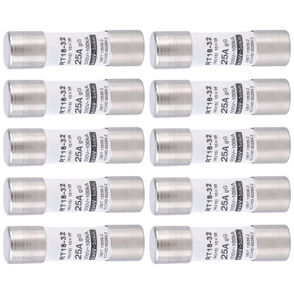 CIYISON Set of 10 Neozed Fuses Ceramic Metal Fuses Essential Overload ...