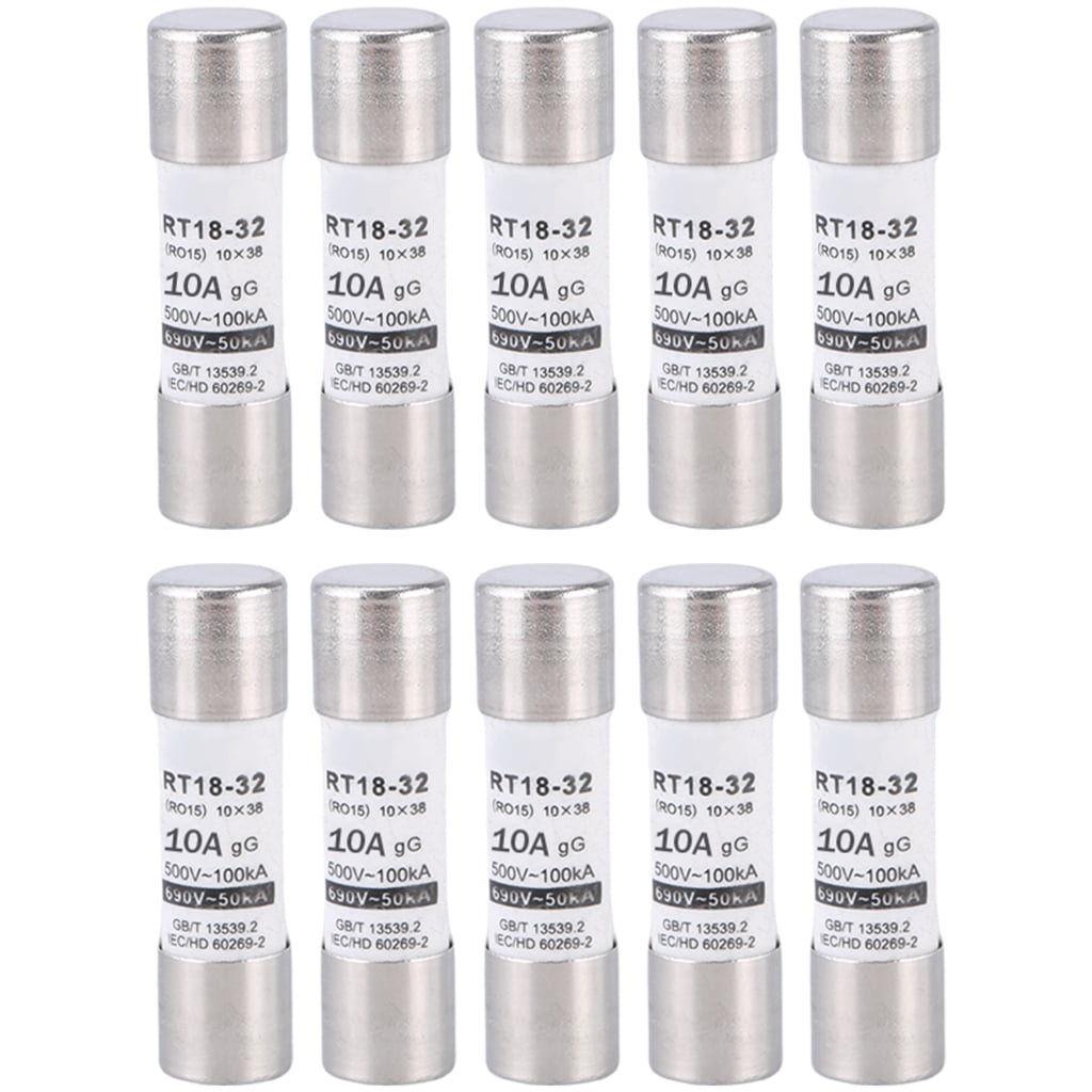 CIYISON Set of 10 Neozed Fuses Ceramic Metal Fuses Essential Overload ...