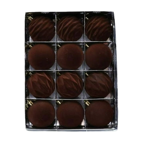 CIYISON Set of 12 Luxe Hanging Balls Christmas Decoration Assorted Festival - Walmart.com