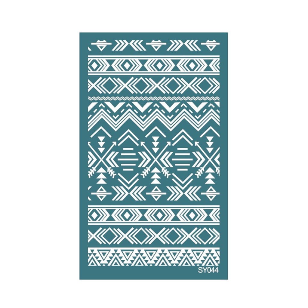 CIYISON Silk Screen Stencil Mesh Stencil Reusable Self-Adhesive ...