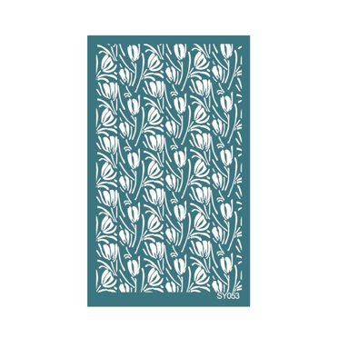 1pc Silk Screen Stencils for Polymer Clay Fantasy Moon Sun Silk Screen ...