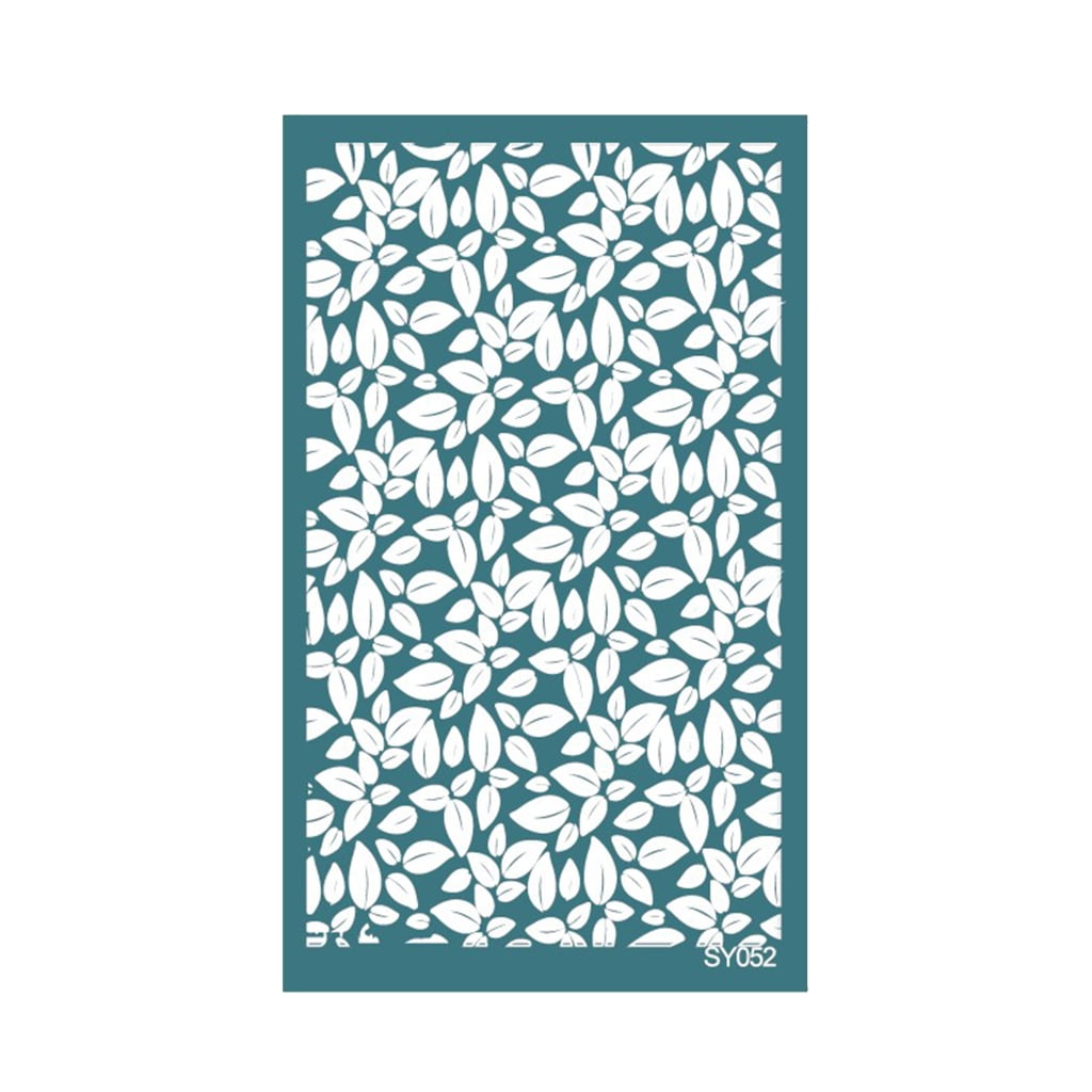 JNANEEI Geometric Silk Screen Stencil for Printing on Clay Fabric Paper ...