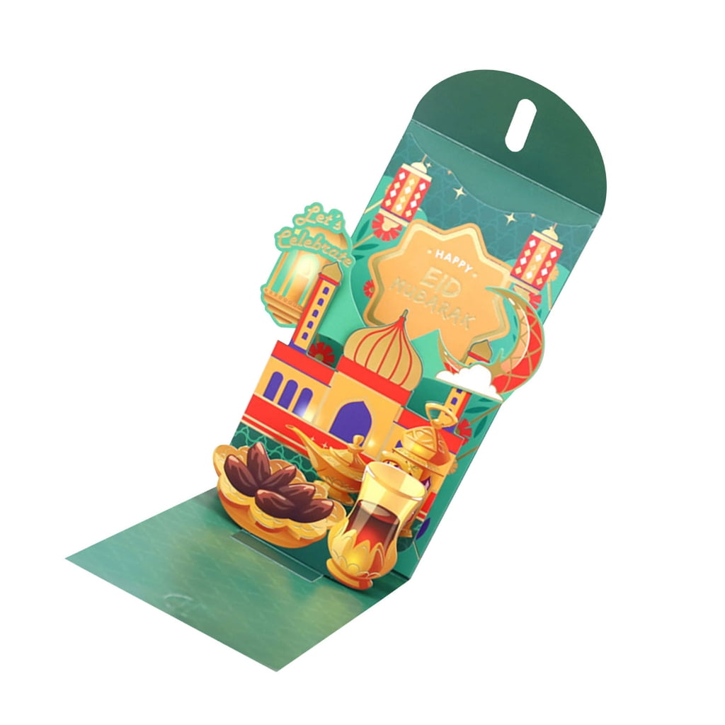 CIYISON Sophisticated 3D Redness Envelopes for Eid Festival Cash Money ...