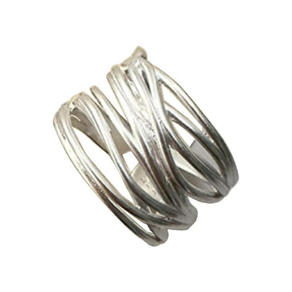 CIYISON Sophisticated Twisted Detailed Rings Crossovers Rings for Dates ...