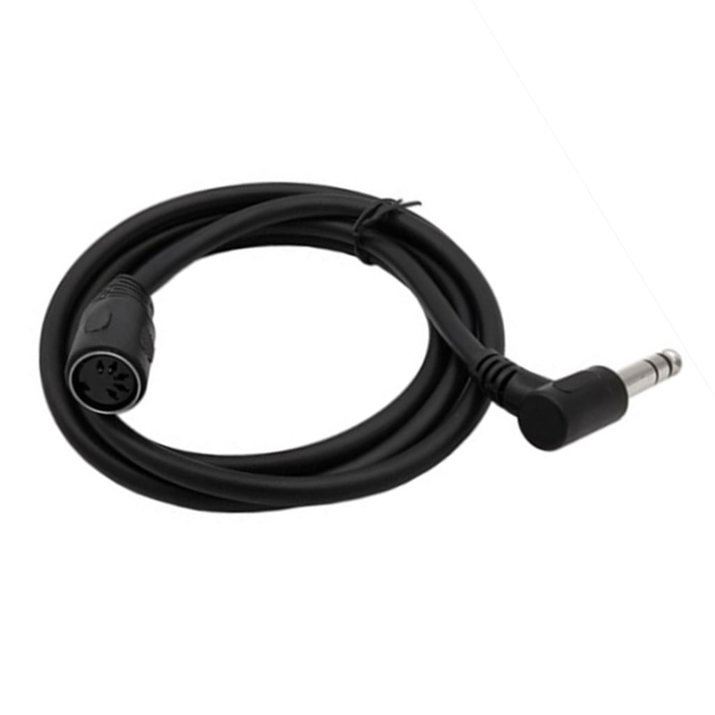 CIYISON Sound Signal Transmission Cable 6.35mm to MIDI Din 5Pin for ...