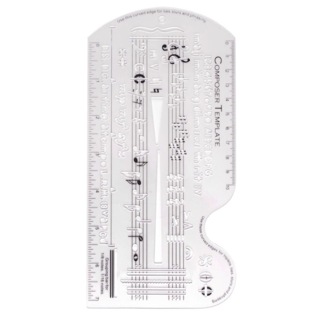 CIYISON Staff Drawing Ruler Song Writer's Composing Template Stencil ...