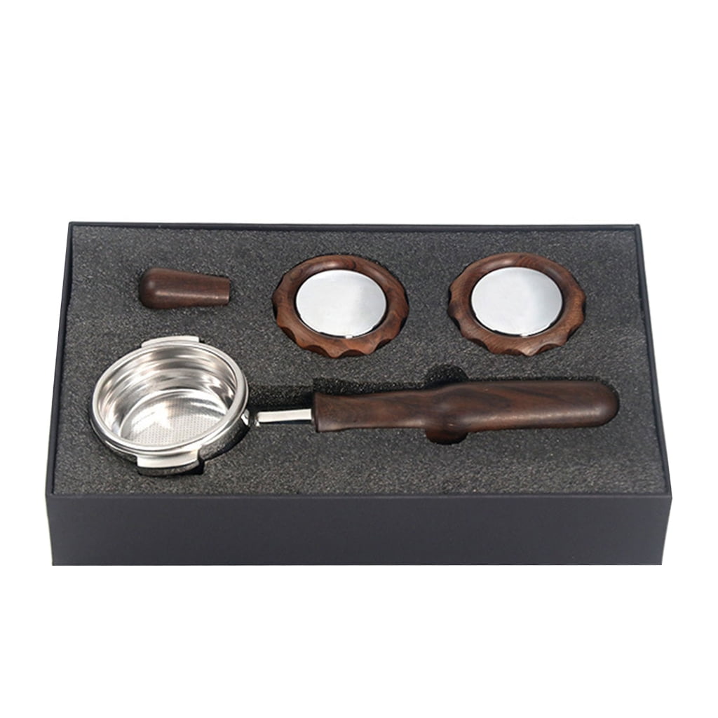 CIYISON Stainless Steel Espresso Machine Coffee Wood Handle With Cup ...