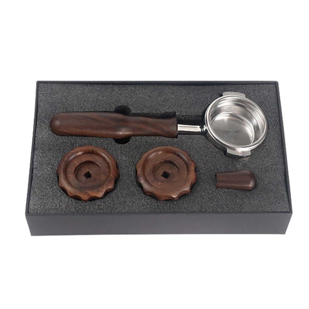 CIYISON Stainless Steel Espresso Machine Coffee Wood Handle With Cup ...