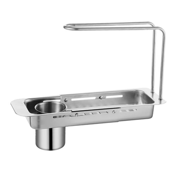 CIYISON Stainless Steel Telescopic Over Sink Organizer Rack Adjustable ...
