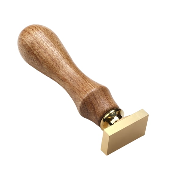 CIYISON Stamp Head with Wood Handle Round Square Stamp Head Flower ...