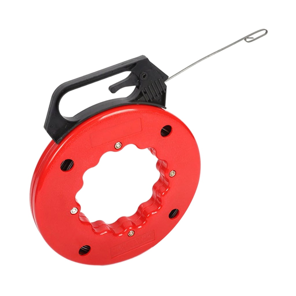CIYISON Steel Wire Puller with Double Rings Tip Fish Tape Wire Puller ...