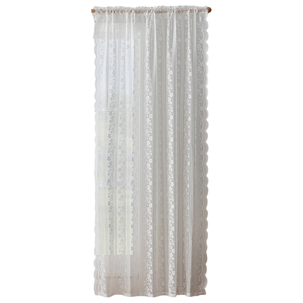 CIYISON Stylish Semi Sheer Laces Curtains For Living Room Bedroom Not ...