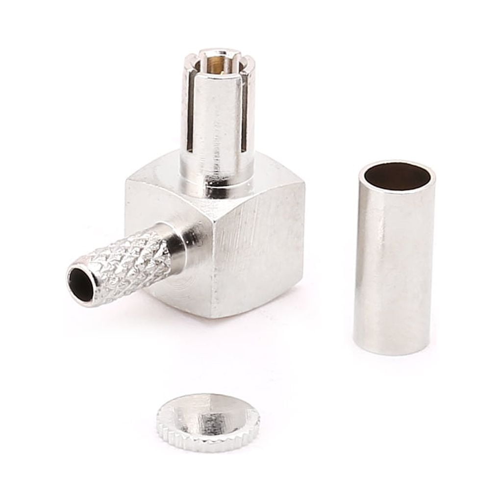 CIYISON TS9 Male Plug RF Connector Right Angle 90 Degree Crimp Coaxial ...