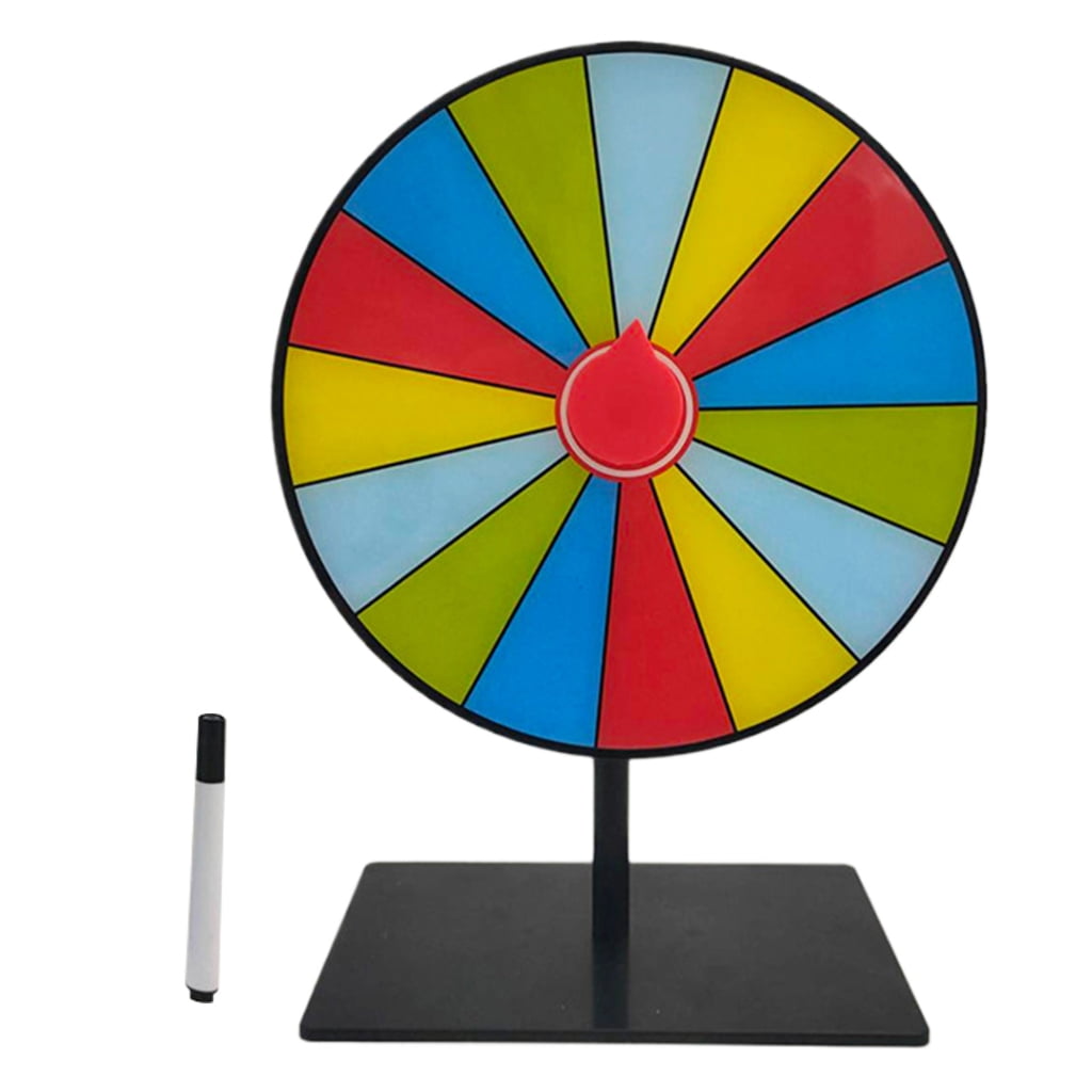 CIYISON Tabletop Prize Turntable Erasable Reusable Fortune Wheel ...