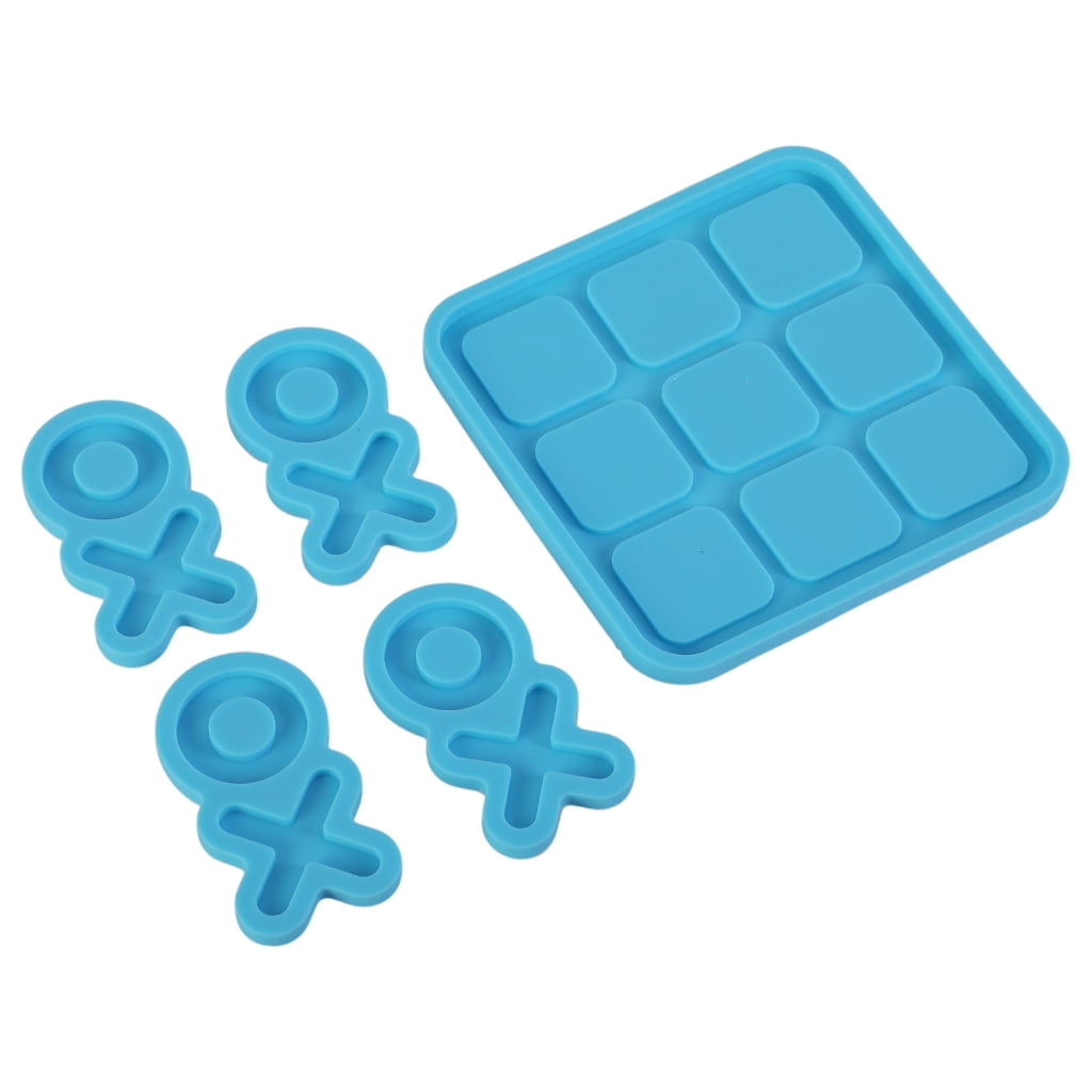 CIYISON Tic Tac Toe Resin Mold XO Board Game Silicone Molds Family Game ...