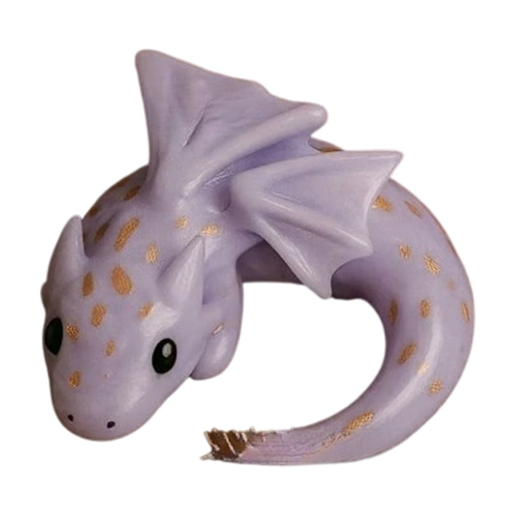 CIYISON Tiny Resin Dragon Miniature Dragon Figurine Emotional Support ...