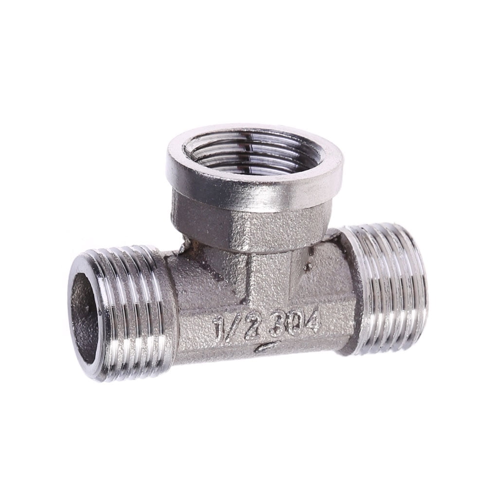 CIYISON Toilet 304 T Adapter G1/2" T-Valve Diverter Three-way Device ...