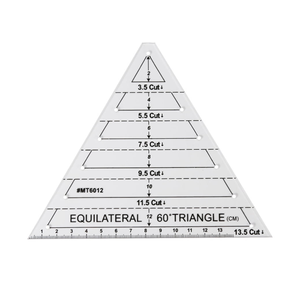 CIYISON Transparent Quilting Sewing Patchwork Ruler Measuring Template ...