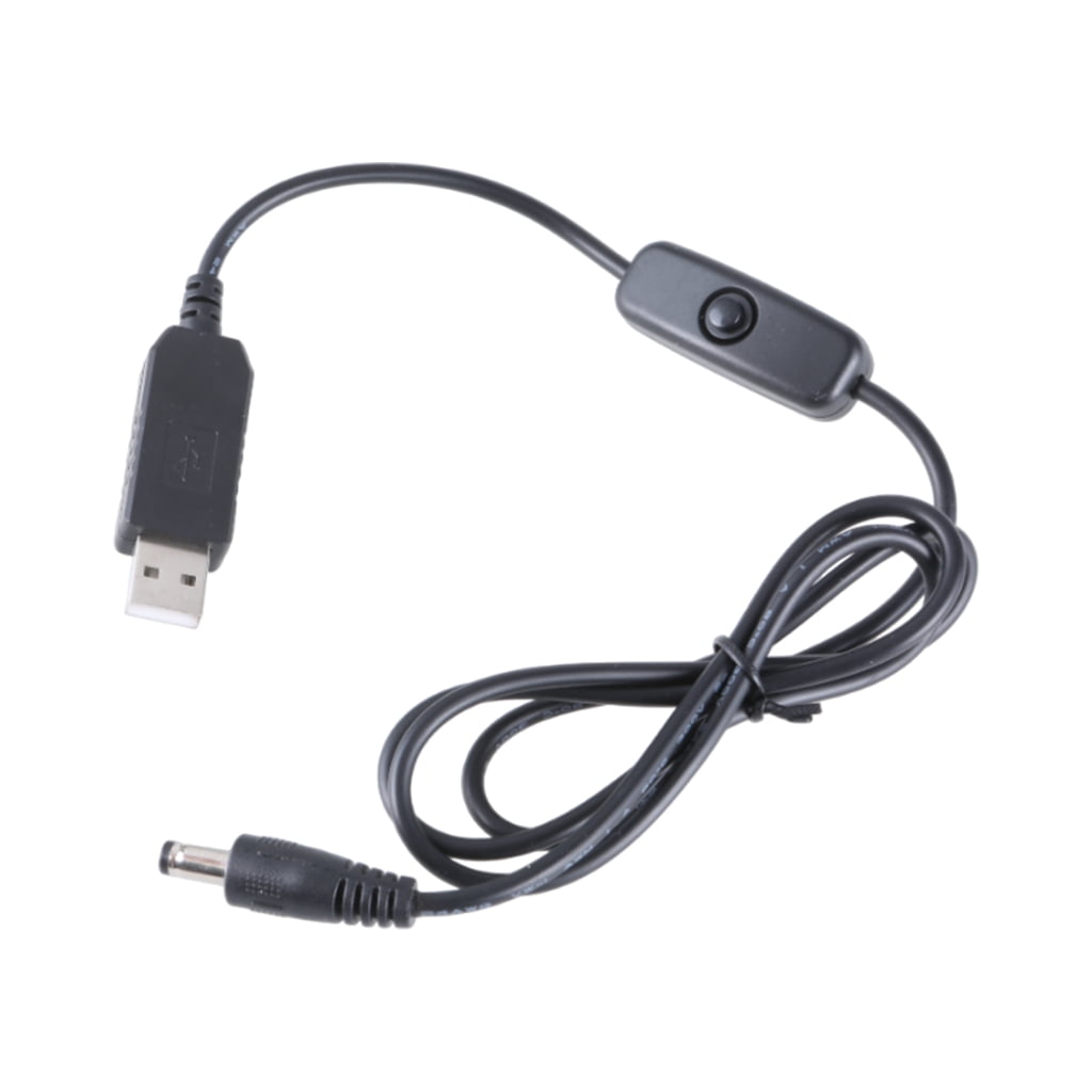 CIYISON USB 5V Male to DC5521 12V Power Cable DC5.5x2.1mm Plug ...