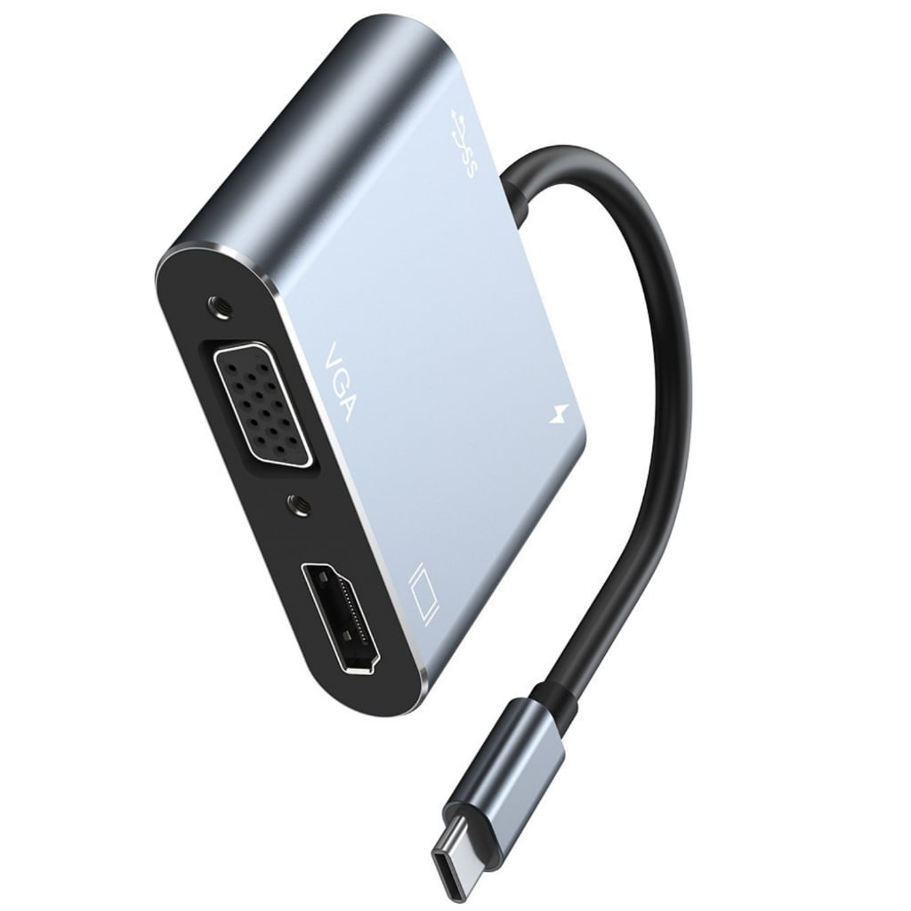 CIYISON USB C Adapters VGA Converters with Fast Charging USB 3.0 Port ...