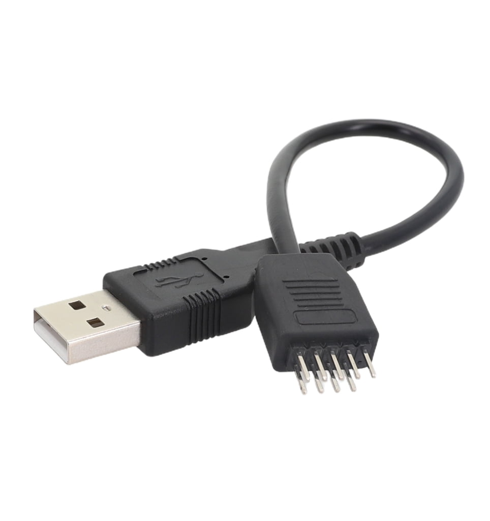CIYISON USB2.0 to Mainboard 9 Pin Male to USB A Male PC Mainboard USB ...