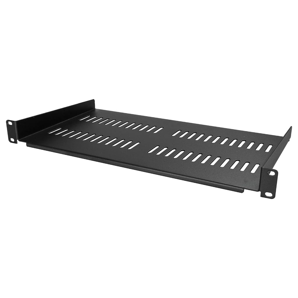 CIYISON Universal Vented Rack Shelf Heavy Duty Steel 1U Cantilever Tray ...