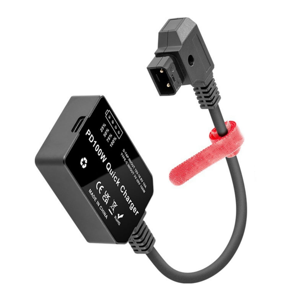 CIYISON V Mount Battery Charger Cable PD100W Fast Charging D-TAP to USB ...