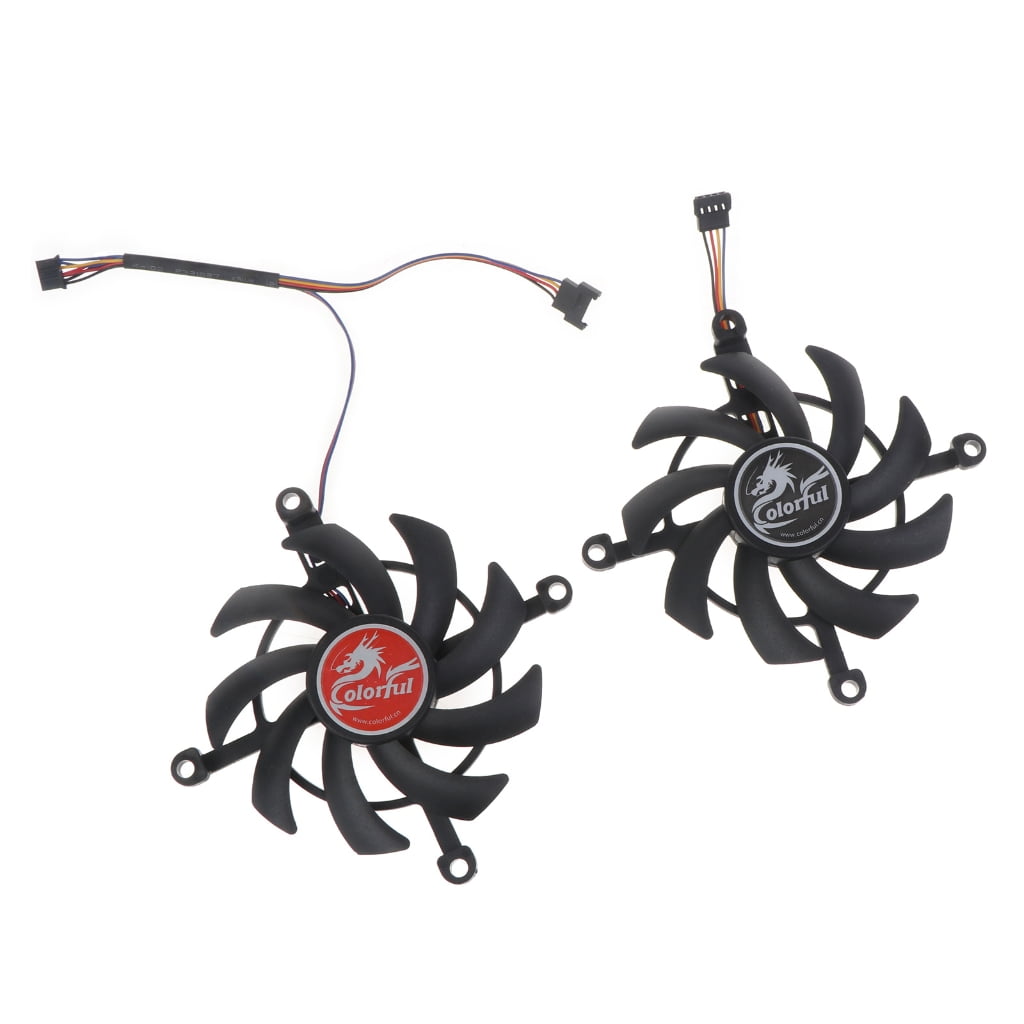 CIYISON VGA Fan Graphics Card Cooling 4Pin 12V for Colorful GeForce RTX ...