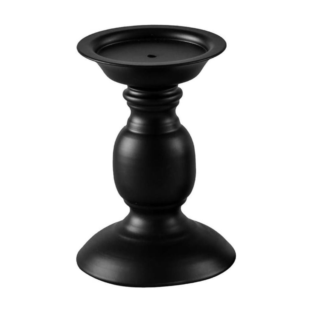CIYISON Vintage Candle Holder for Pillar Candle Metal Candle Base Table ...