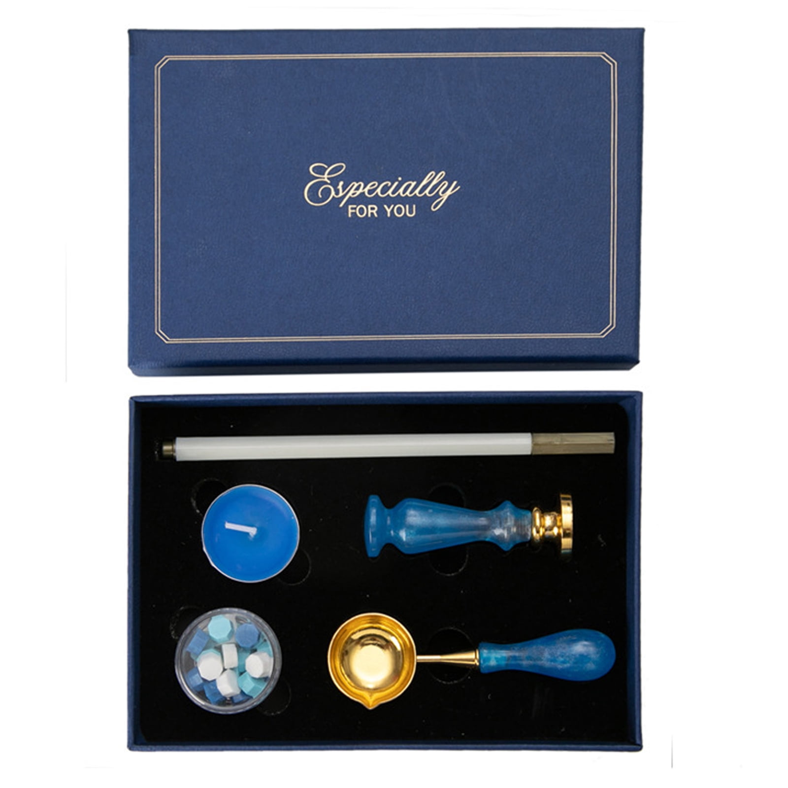 CIYISON Vintage Fire Paint Wax Stamp Seal Set with Wax Stamp Spoon ...