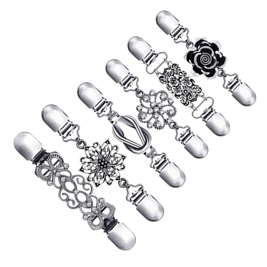 CIYISON Vintage Sweater Clip Scarf Collar Metal Clip Sweater Shawl Clip ...