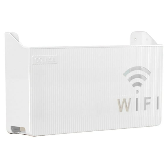 CIYISON Wall Mounted Wifi Router Storage Box Cable Power Plus Wire ...