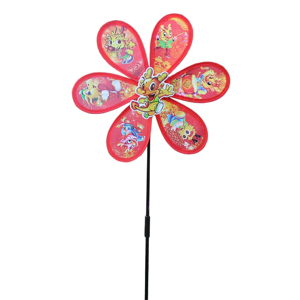 CIYISON Wind Spinner Dragon Windmill Decorative Lawn Ornament Wind ...