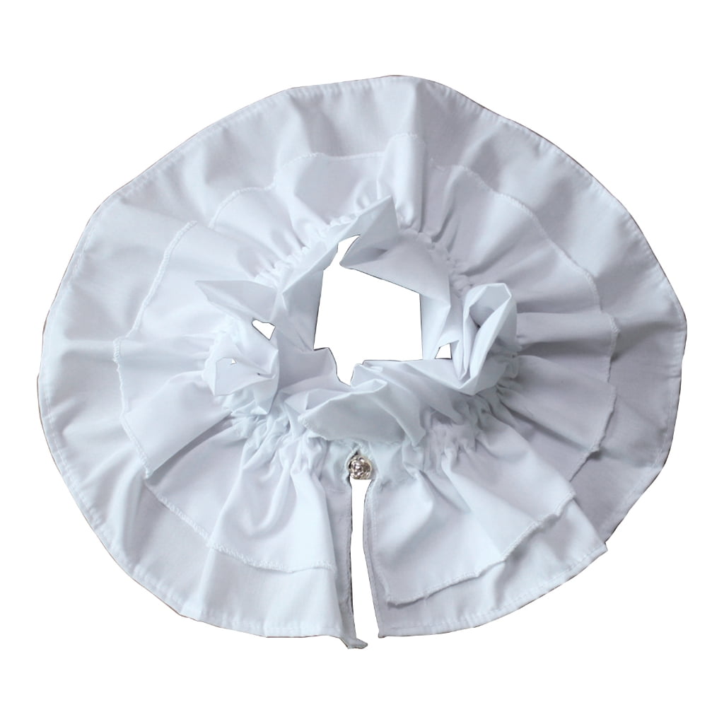 CIYISON Womens Renaissance Elizabethan Layered Ruffled False Collar ...