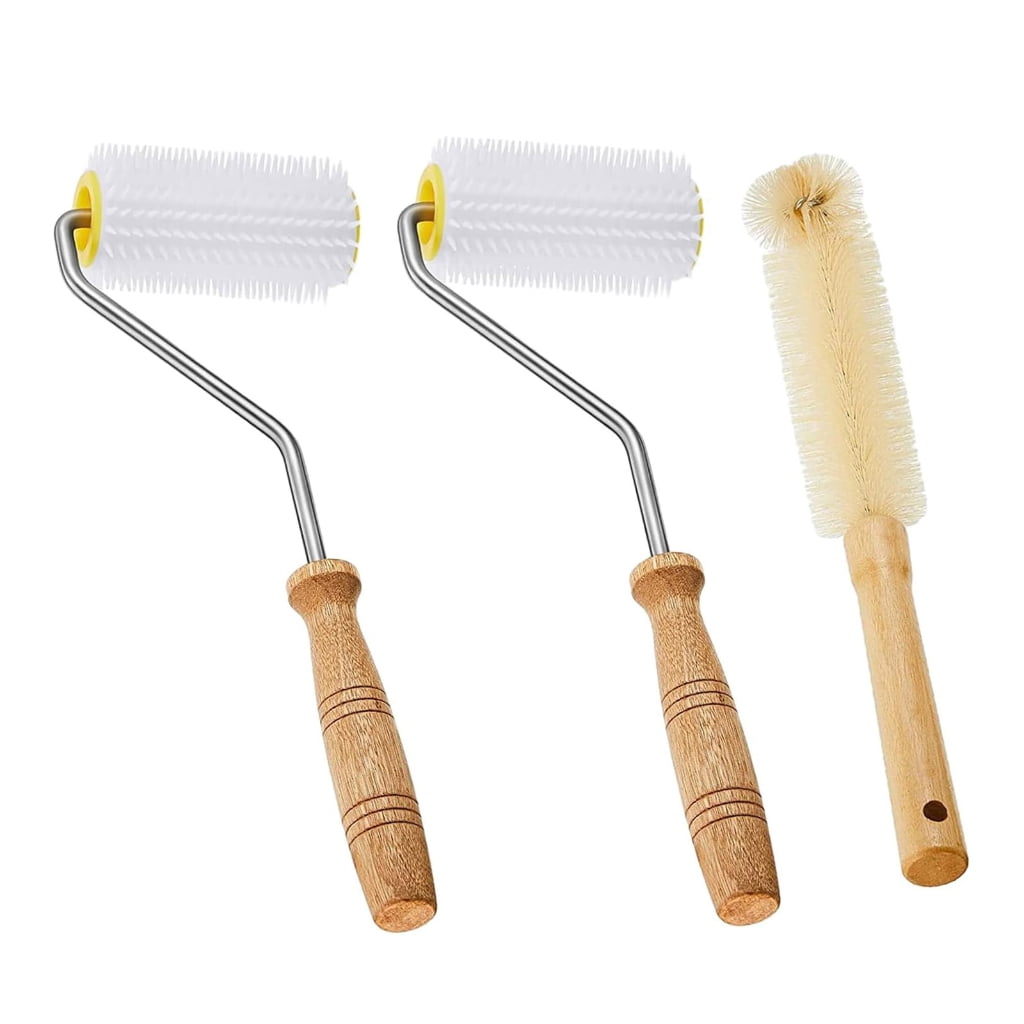 CIYISON Wood Handle Beekeeper Tool Set Durable Extractor Uncapping ...