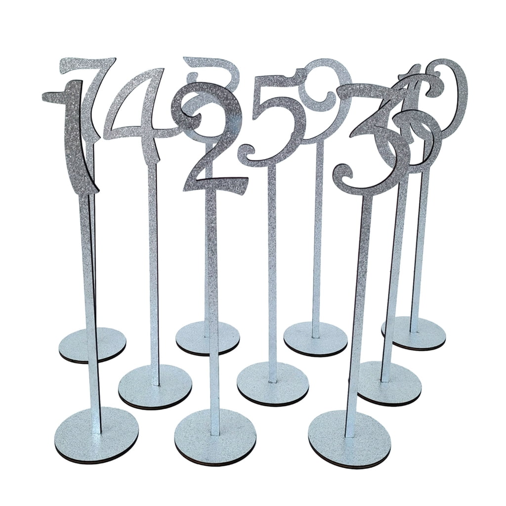 CIYISON Wooded Wedding Centerpieces for Tables Round Base Desktop ...