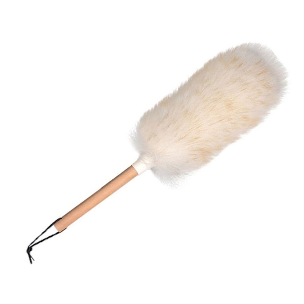 CIYISON Wool Duster Microfiber Dusting Wand With Bamboo Handle Car ...